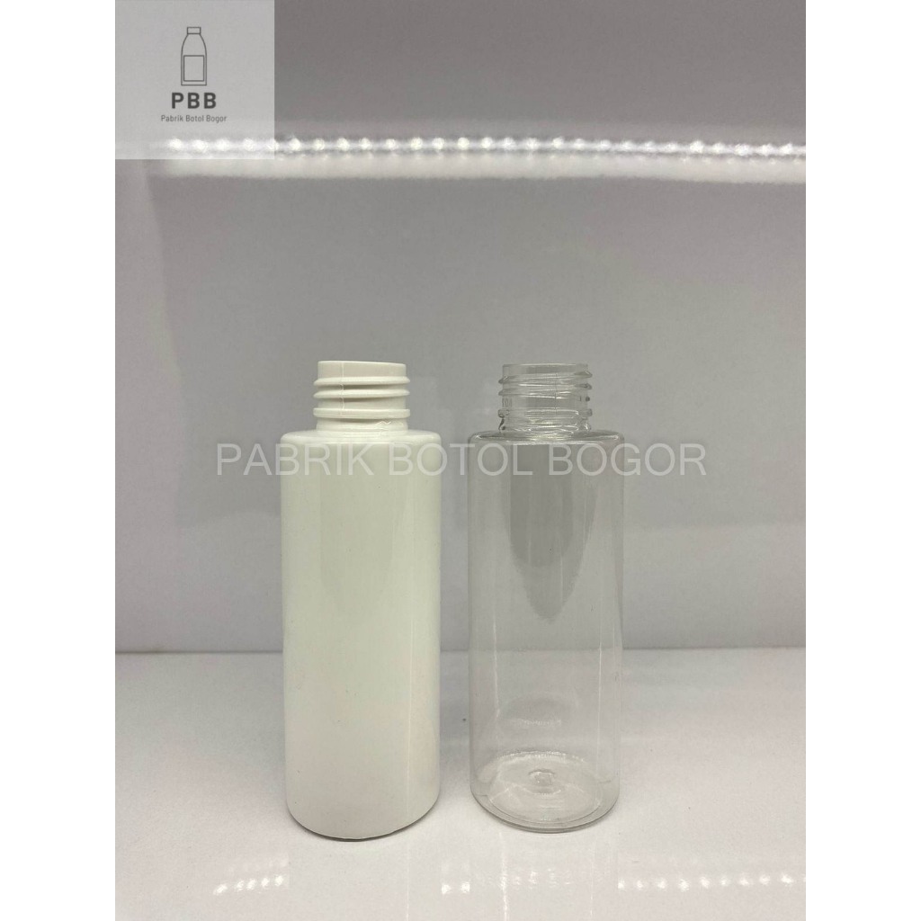 Jual BOTOL RF 100ML TANPA TUTUP MODEL TINGGI RF 100 ML PUTIH CLEAR WHITE | Shopee Indonesia