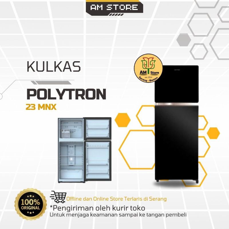 Jual Kulkas Polytron 23 MNX (2 Pintu) | Shopee Indonesia