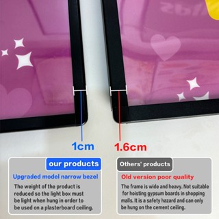 Jual READY LED Cafe Menu Board BRACKET | LED Signboard | Light Board ...