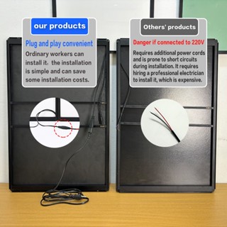 Jual READY LED Cafe Menu Board BRACKET | LED Signboard | Light Board ...