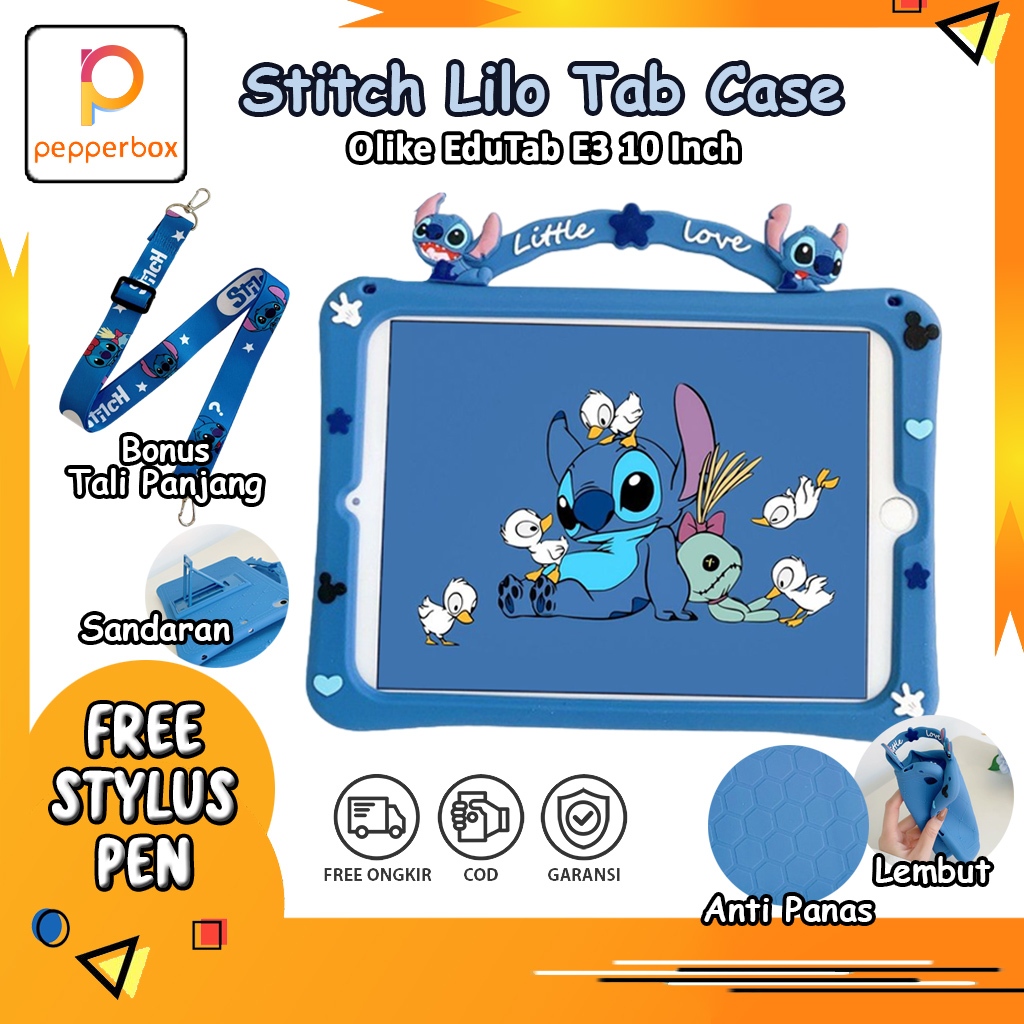 Jual Soft Case Olike Edu Tab E3 10 Inch 2021 Anak Casing Stitch Lilo ...