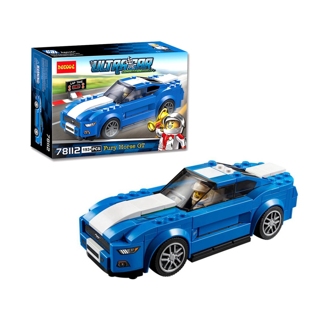 Jual DECOOL 78112 Ultra Racing Car / Mobil Balap Ford Mustang | DIY ...