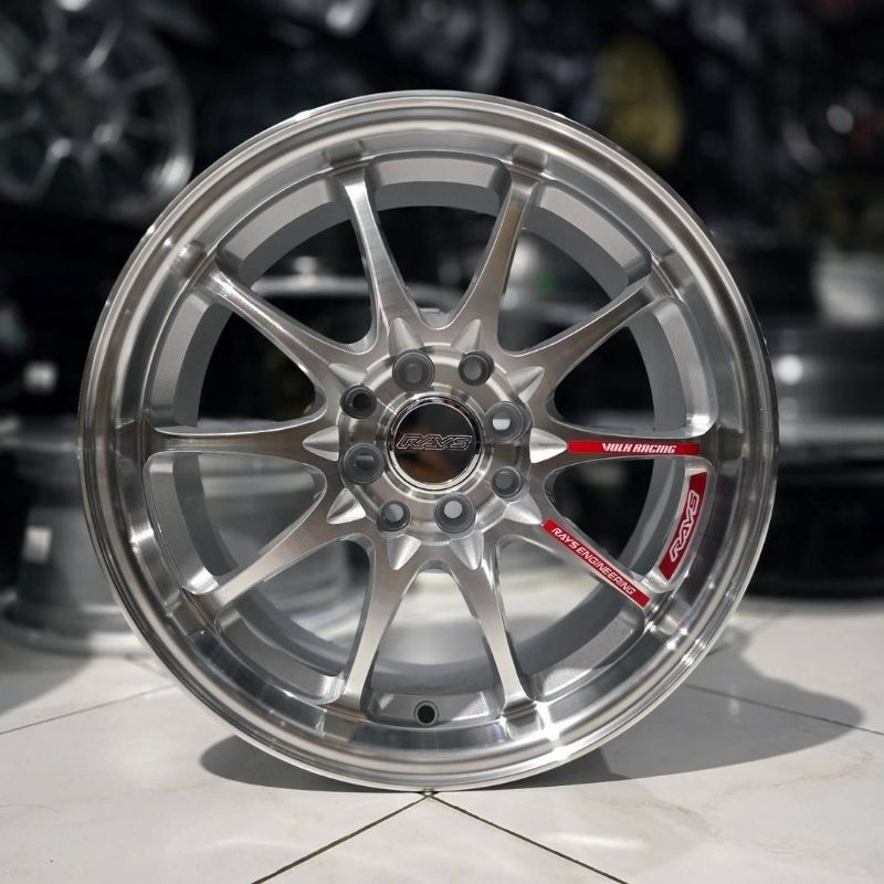 Jual velg racing mobil r16 lebar 7 et 38 VOLKRAYS CE28 velg racing mobil ring 16 velg mobil ...