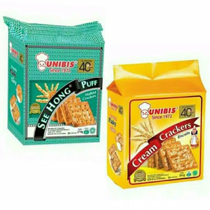 Jual Unibis See Hong Puff 252g | Cream Cracker 248g | Shopee Indonesia