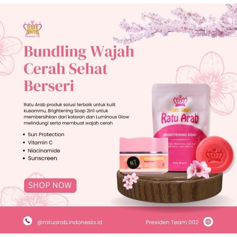 Jual BIG PROMO PAKET BUNDLING HEALTHY SKIN SUNSCREEN RA FREE SOAP 2IN1 ...