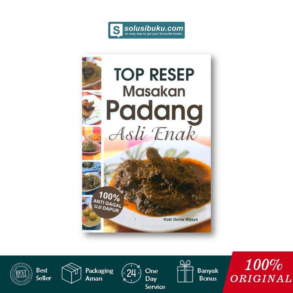 Jual Buku Top Resep Masakan Padang Asli Enak (Bhafana Publishing ...