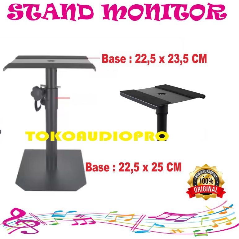 Jual Stand Speaker Monitor Meja Stand Speaker Monitor Studio Table ...