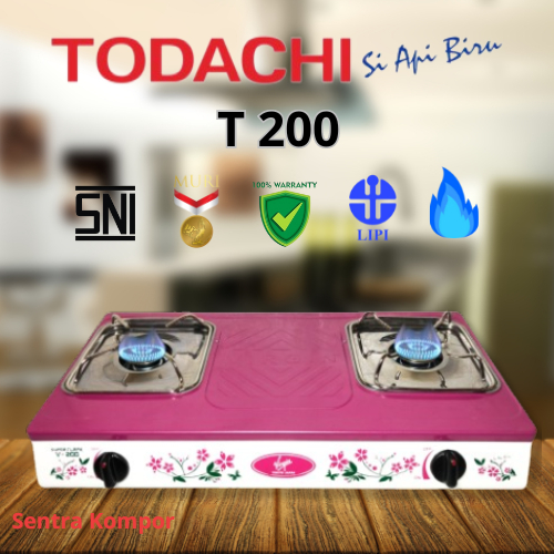 Jual Sentra KOMPOR GAS 2 TUNGKU TODACHI T-200 ( LPG / GAS ALAM - LNG ...