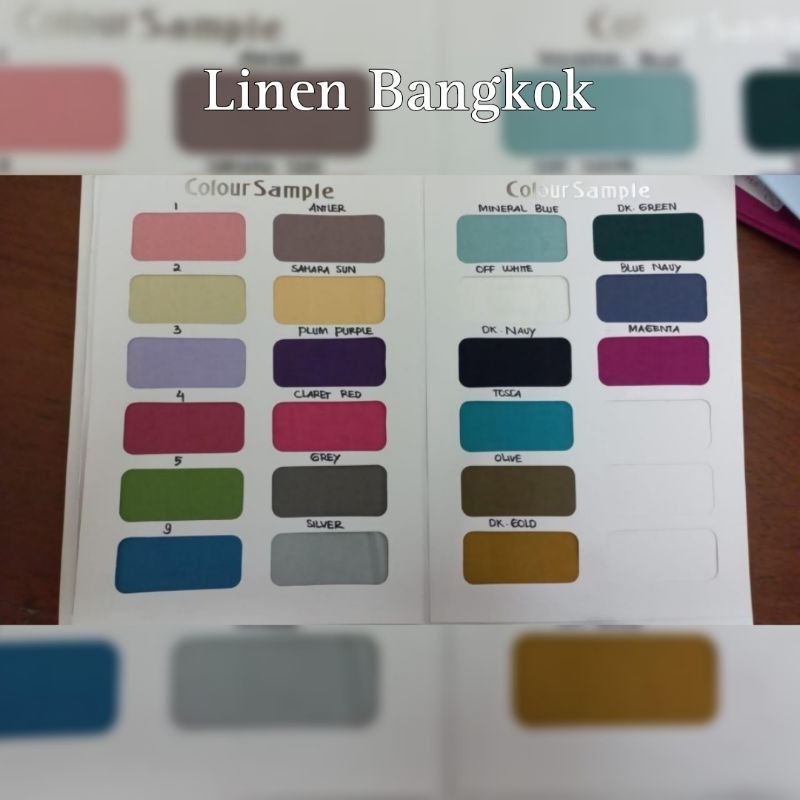 Jual Katun linen Bangkok. Kain bahan Linen rami Bangkok - katun serat ...