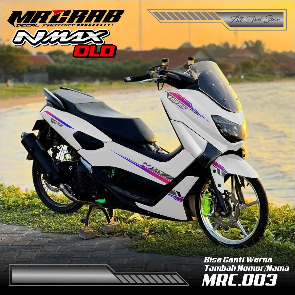 Jual DECAL YAMAHA NMAX OLD - STICKER DECAL YAMAHA NMAX OLD MOTIF SIMPLE ...