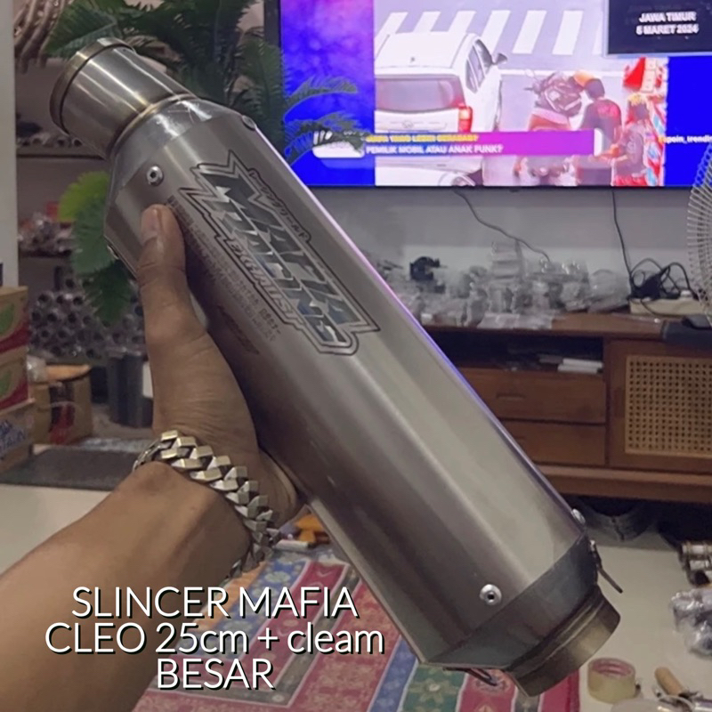 Jual SILINCER MAFIA TIPE CLEO 25cm + cleam BESAR | Shopee Indonesia