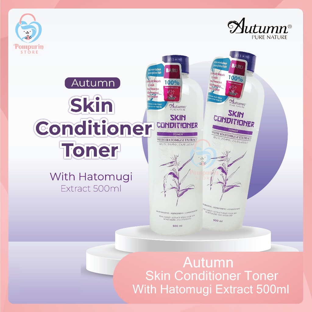 Jual Autumn Skin Conditioner Toner With Hatomugi Extract 500mL / Autumn ...