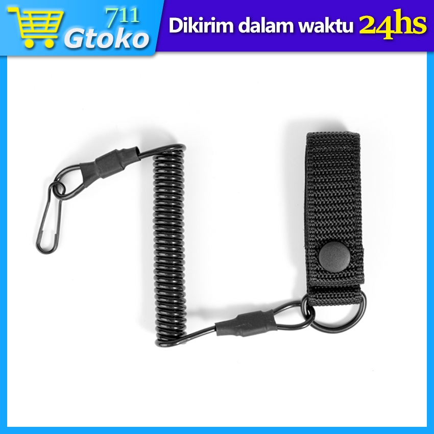 Jual Spring Spiral Tactical Tali Sling Spiral Pengaman Pistol Safety ...