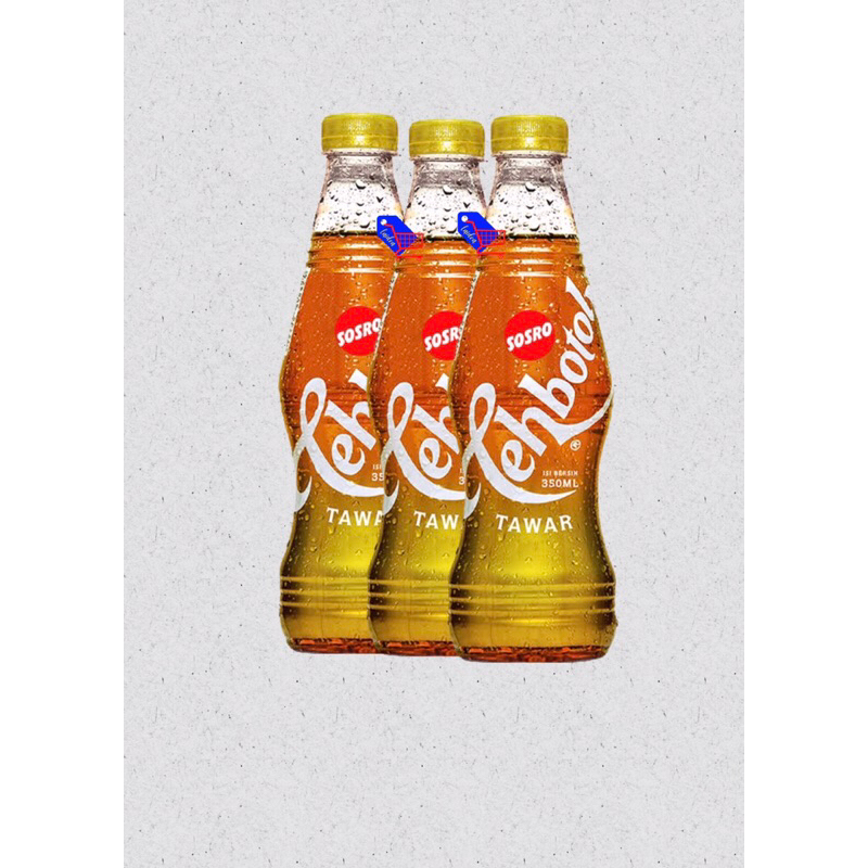 Jual Teh botol sosro tawar 3x350ml | Shopee Indonesia