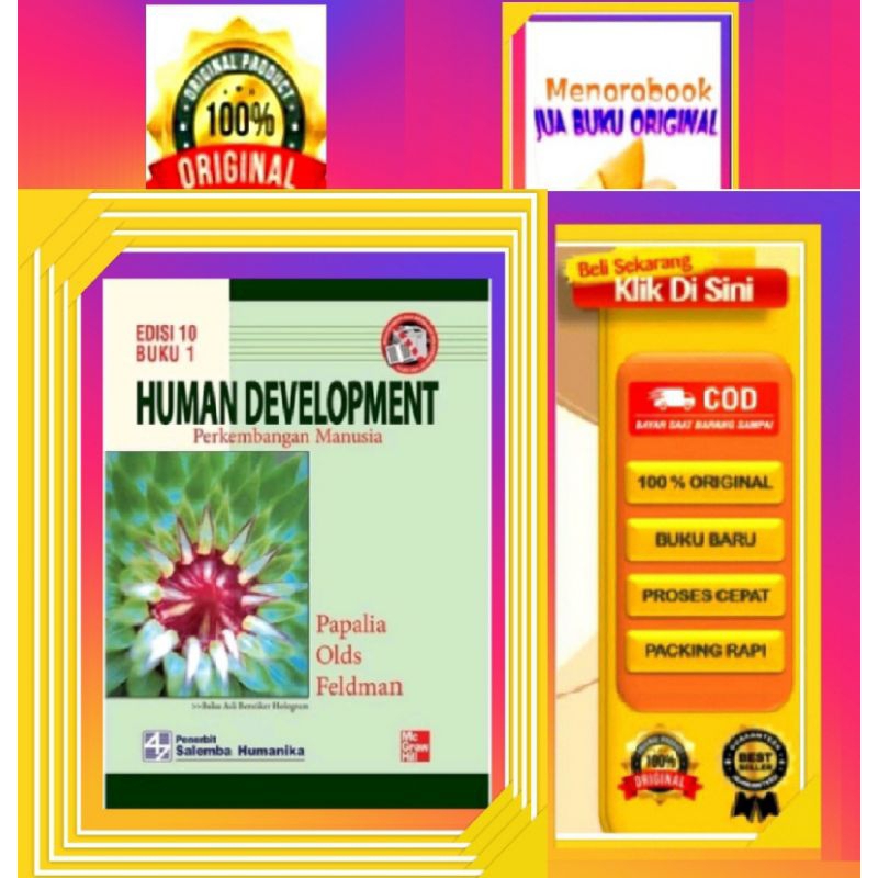 Jual HUMAN DEVELOPMENT , Perkembangan Manusia Edisi 10 Buku 1 - Diane E ...