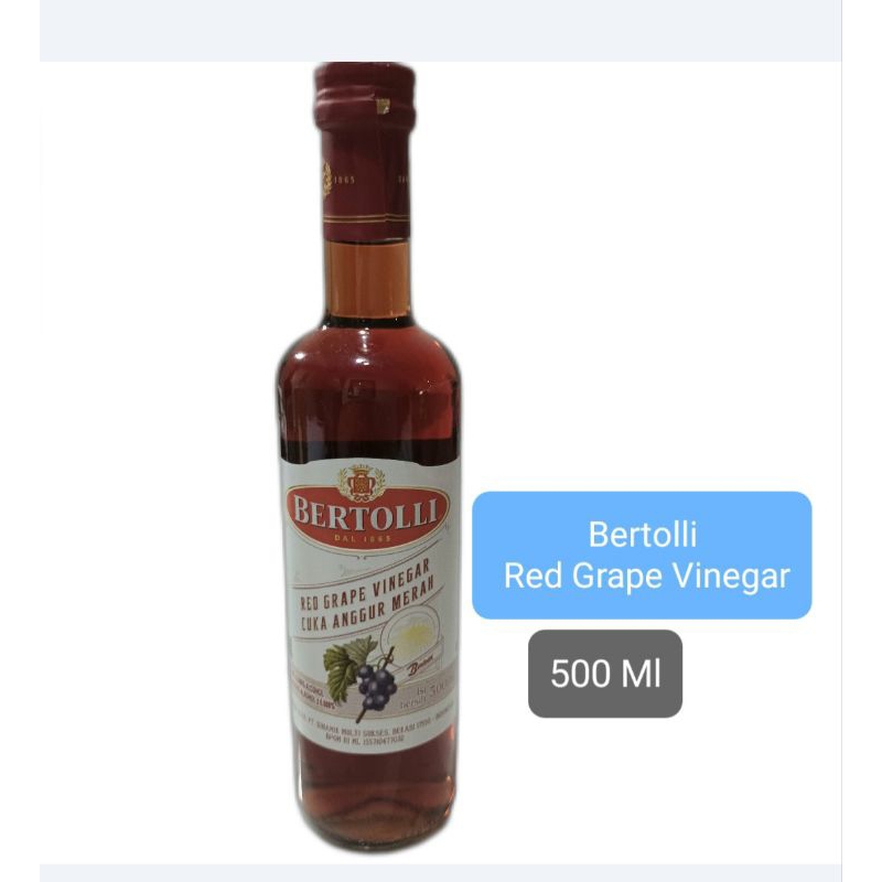Jual Bertolli Red Grape Vinegar 600 Ml | Shopee Indonesia