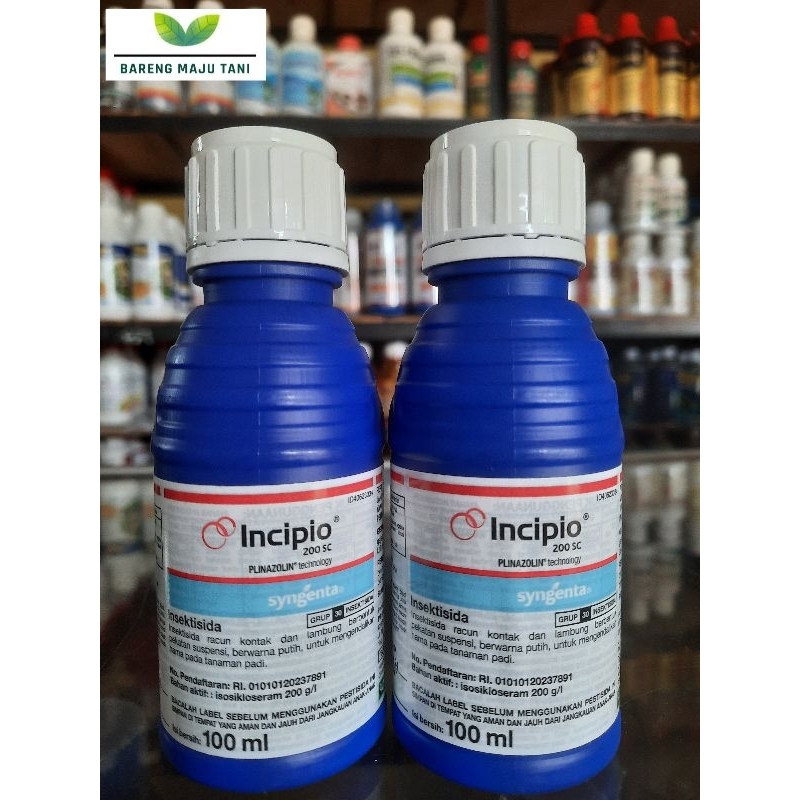 Jual Insektisida Incipio 200 SC isi 100ml mengendalikan ulat penggerek ...