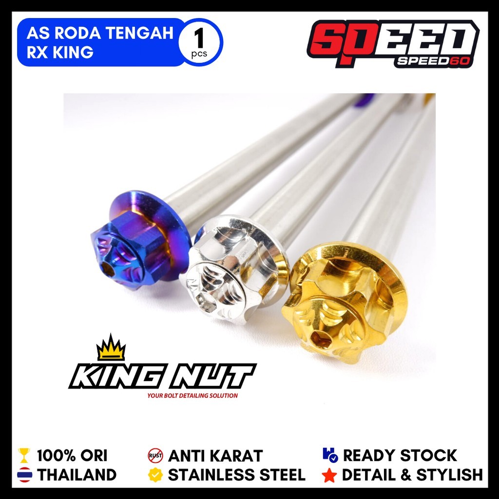 Jual As Roda Rx King Tengah Probolt Thailand Stainess Steel King Nut ...