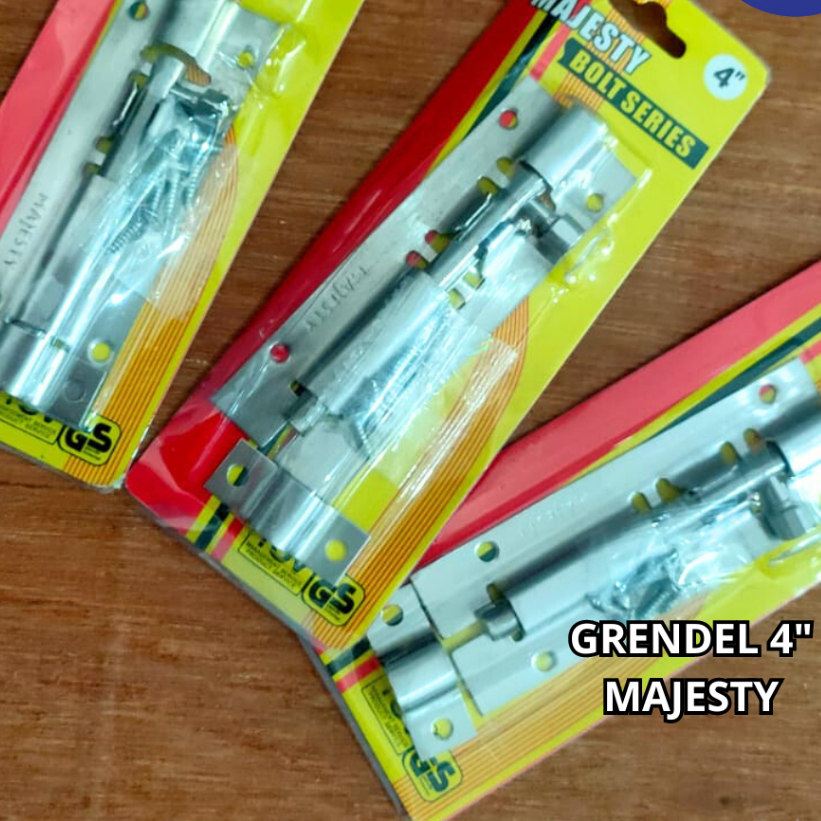 Jual GRENDEL SELOT PINTU STAINLESS MEREK MAJESTY 4" | Shopee Indonesia