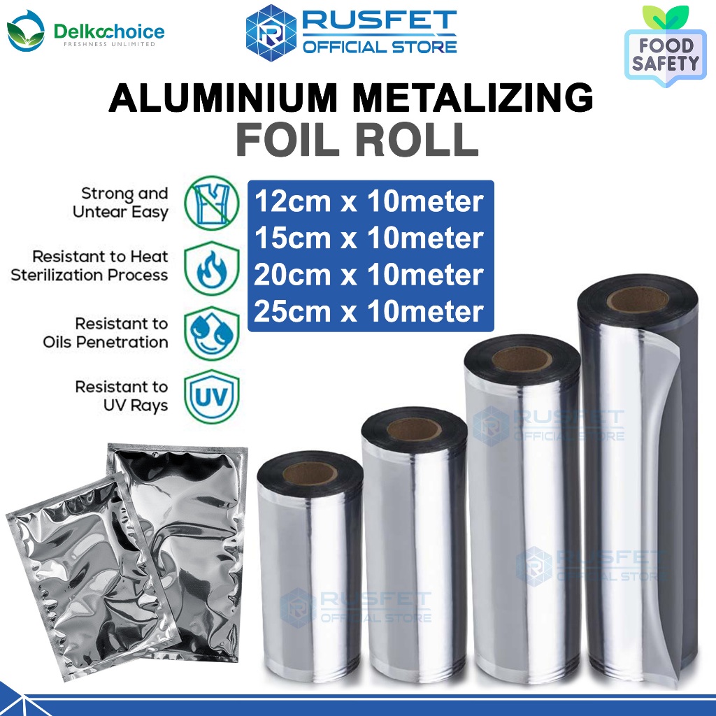 Jual Sachet Aluminium Metalizing Foil Roll Kemasan Saset Food Grade ...