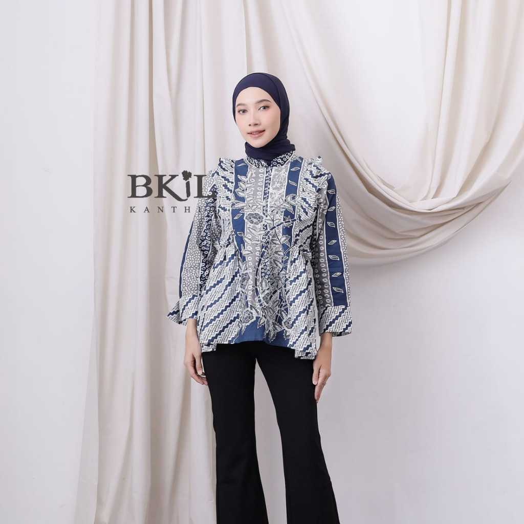 Jual KANTHIL Baju Batik Couple Pria Wanita Atasan Batik Wanita Modern ...