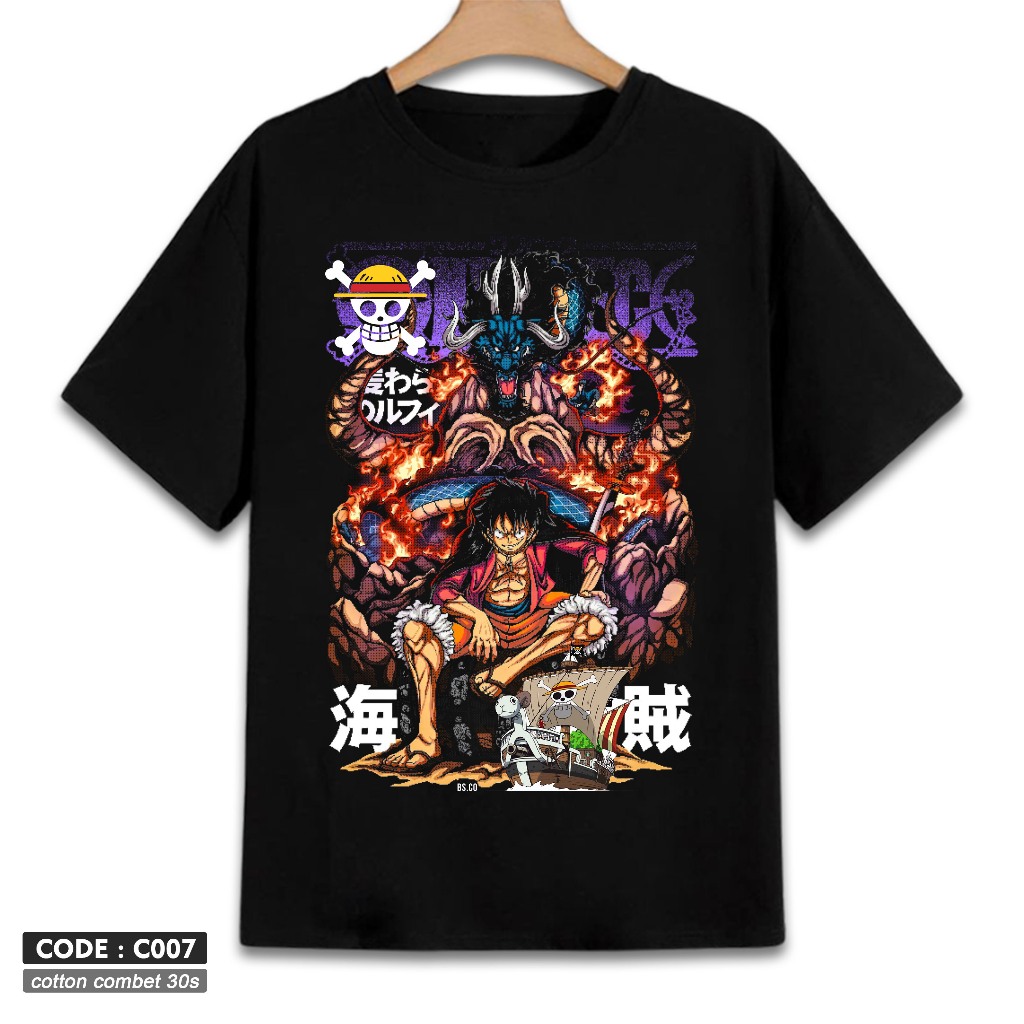 Jual BlackStar Cloting Company Kaos Hitam One Piece | One Piece Series ...