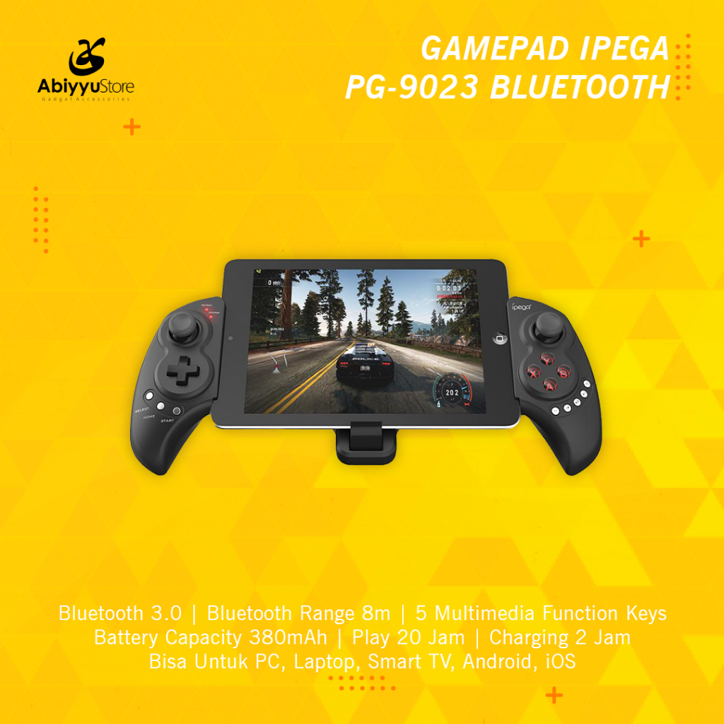 Jual Gamepad Bluetooth Ipega PG-9023 Wireless Stick Gaming Joystick ...