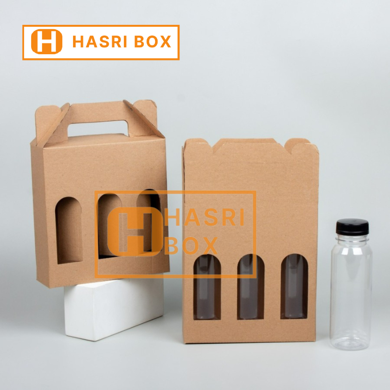 Jual Dus Botol Box Botol Box Dus Kotak Kemasan Botol Kale Dus Botol 250 ...