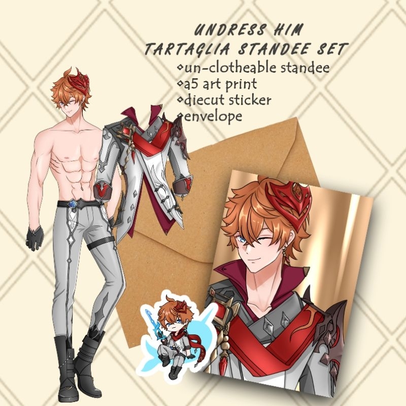 Jual Detachable standee Childe / Tartaglia | Shopee Indonesia