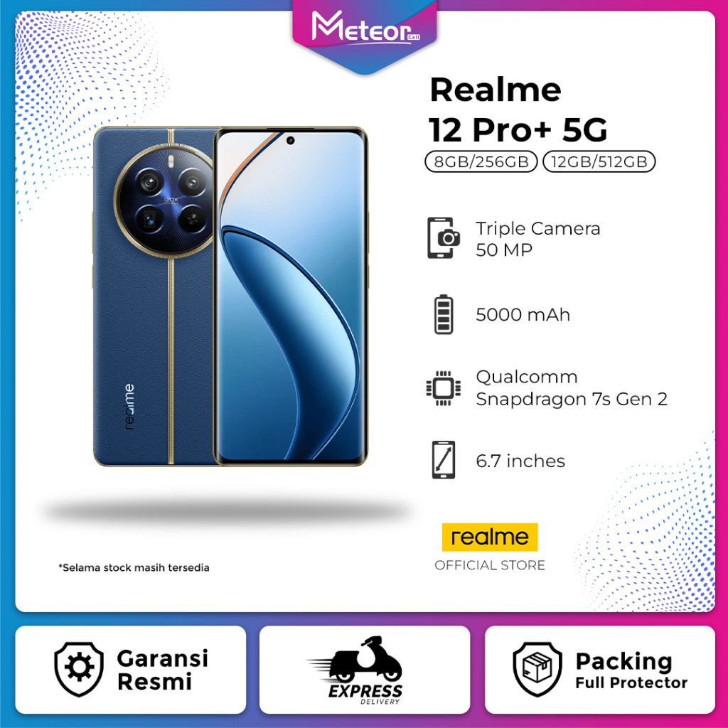 Jual Realme 12 Pro Plus 5G 8/256 GB Cream GARANSI RESMI ( BISA INSTAN ...