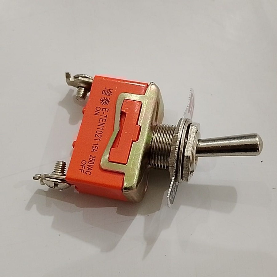 Jual SAKLAR TOGGLE 15A SWITCH 1021 SAKLAR 2 PIN TOMBOL ON OFF TOGEL E ...