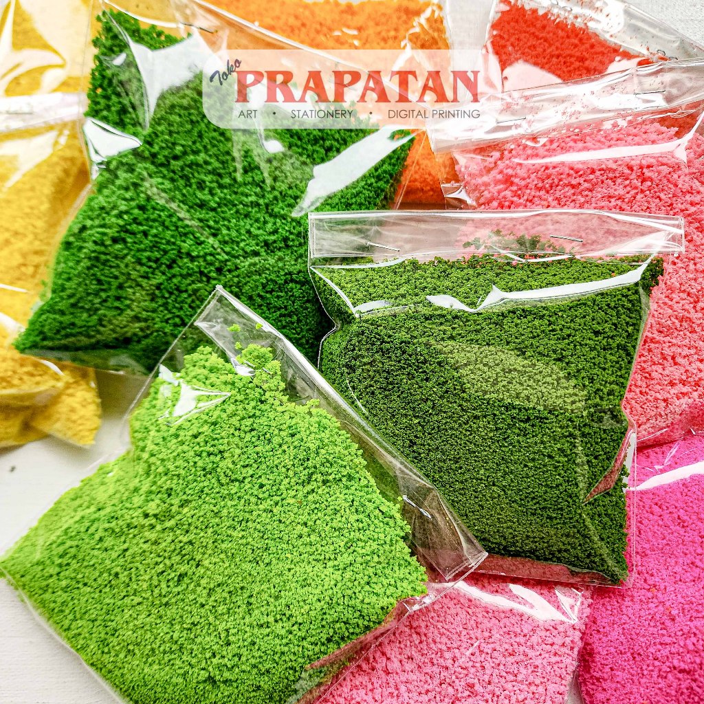 Jual Serbuk Rumput Bunga 20g | Bahan Maket | Shopee Indonesia