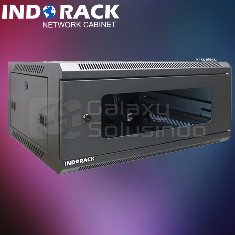 Jual INDORACK WALLMOUNT 4U Depth 500MM Single Door WR5004S | Shopee ...