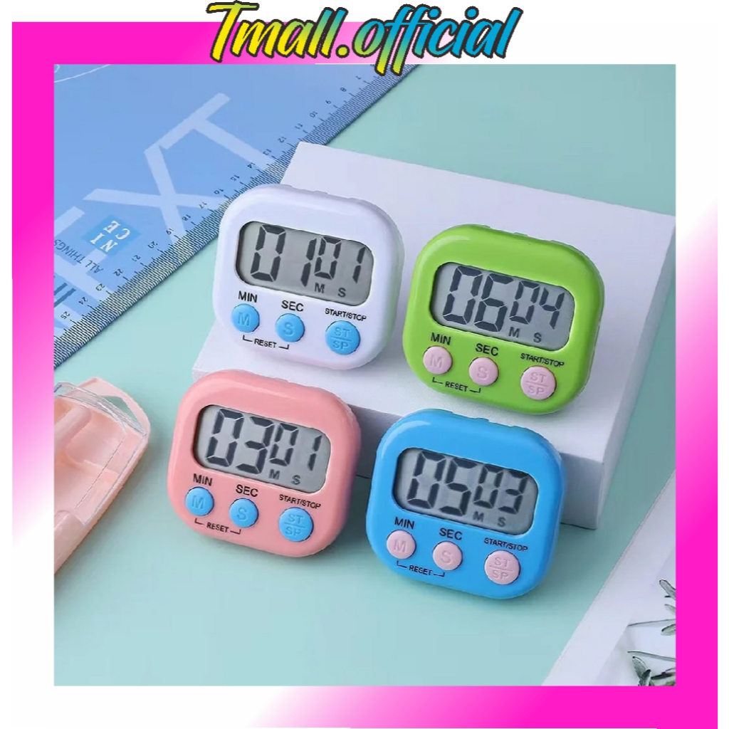 Jual TMALL DIGITAL TIMER KITCHEN - Pengatur Waktu Masak Stopwatch Alarm ...