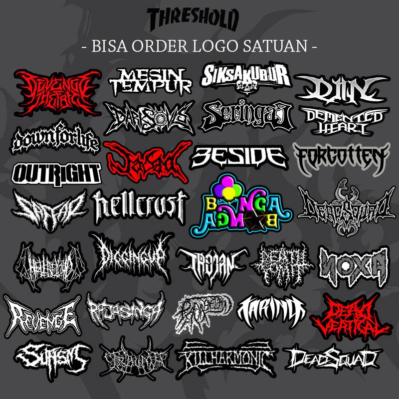 Jual Sticker band Logo cutting satuan atau 1 pax / STICKER PACK /Anti ...