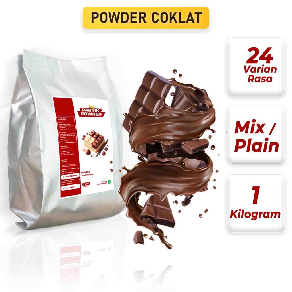 Jual Powder Coklat 1000 Gram - Grade 1, Chocolate Powder Drink, Bubuk Minuman Cokelat | Shopee ...
