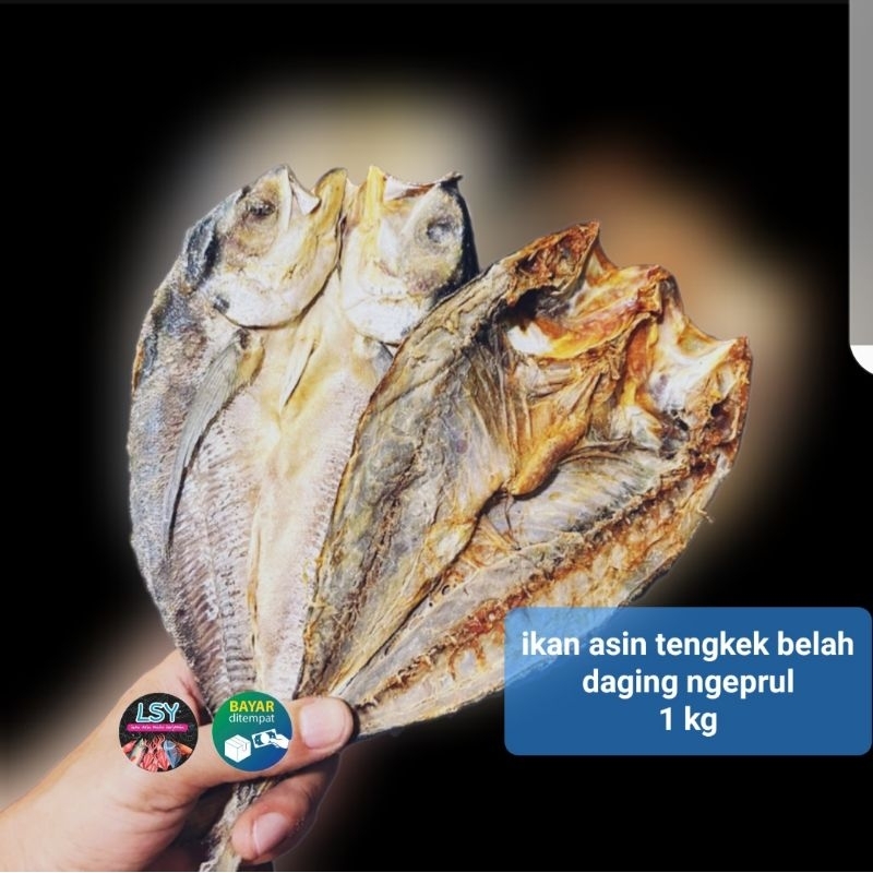 Jual ikan asin tengkek belah 1 kg | Shopee Indonesia