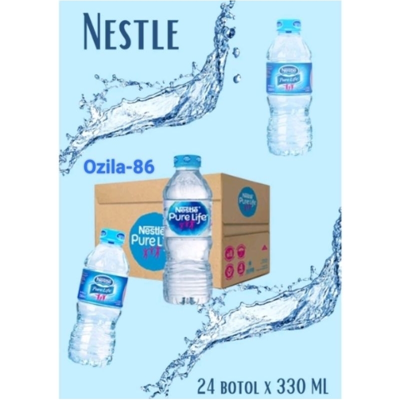 Jual Mineral Nestle Pure Life 330ml Minuman Botol Mini isi 24 Botol 1 ...