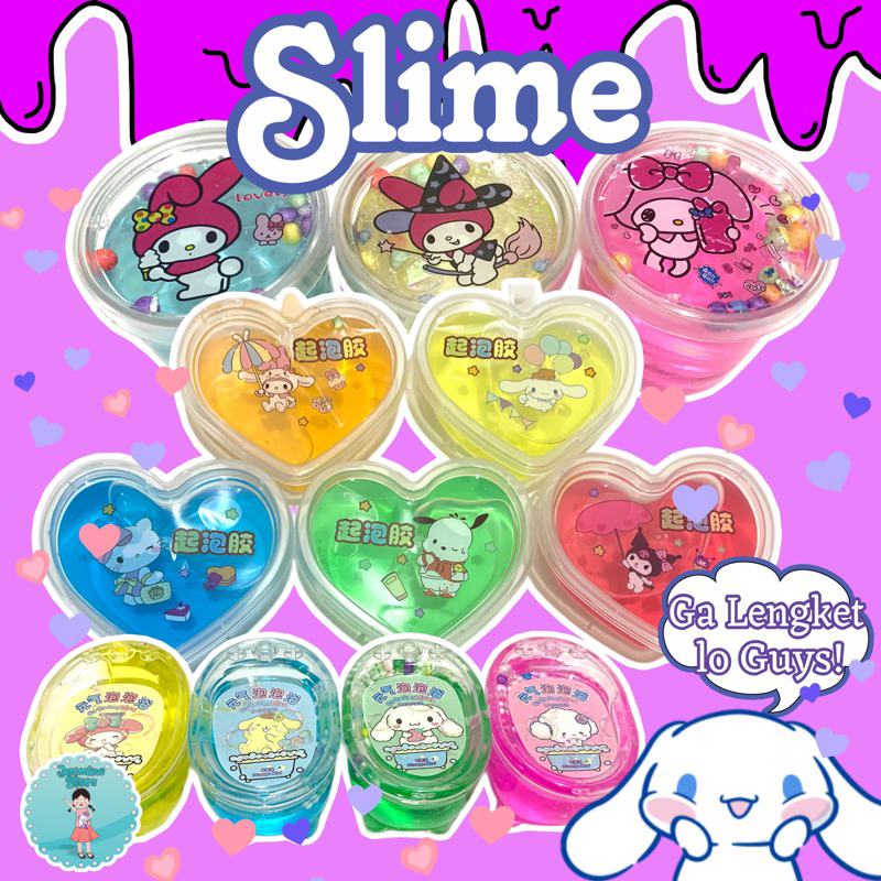 Jual Slime Botol Sanrio Boneka Kuromi/Slime Kuromi/Slime Milk Botol Dot ...