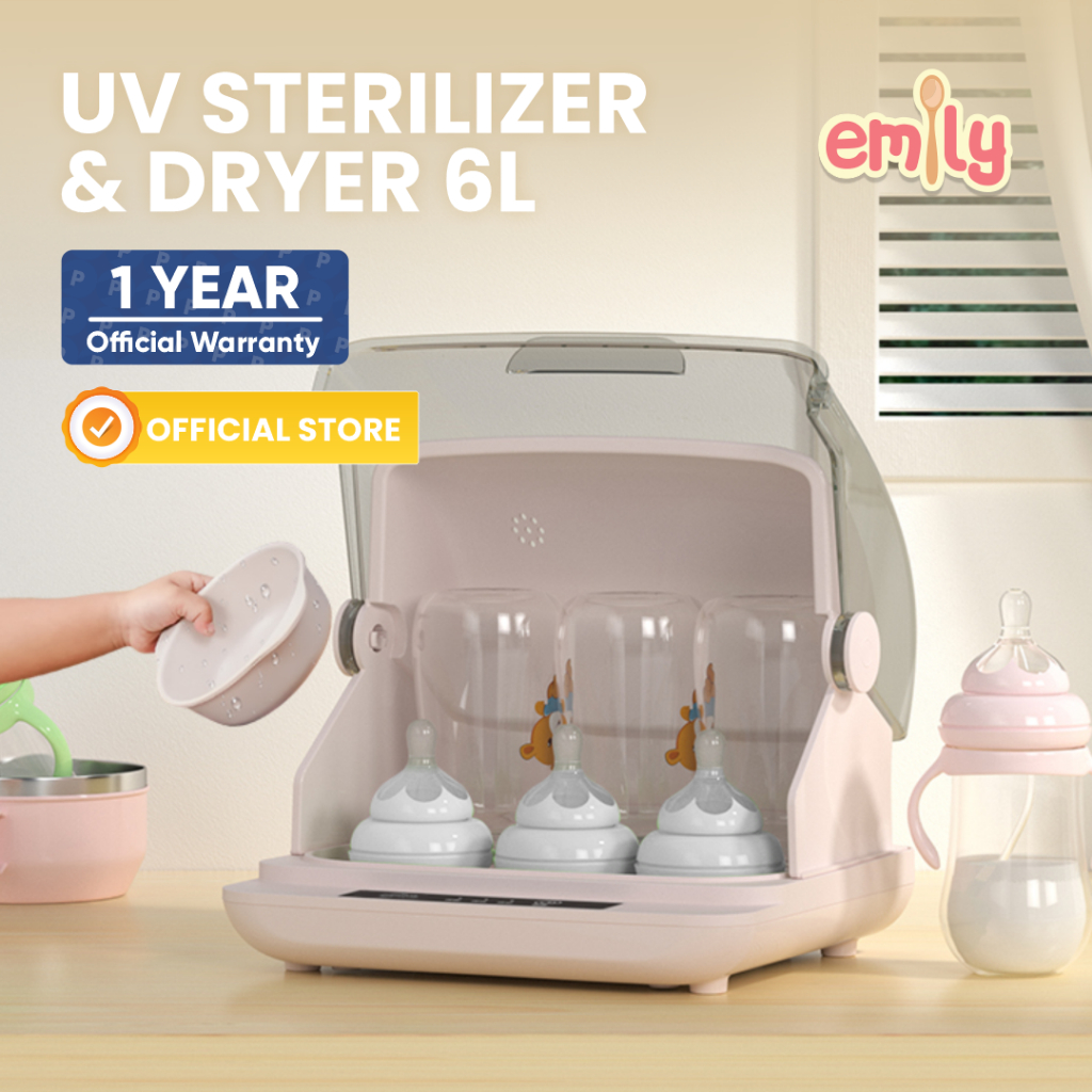 Jual Emily UV Sterillizer & Dryer 6L 60W Low Watt / Sterillizer Botol Bayi / Pengering Alat Bayi ...