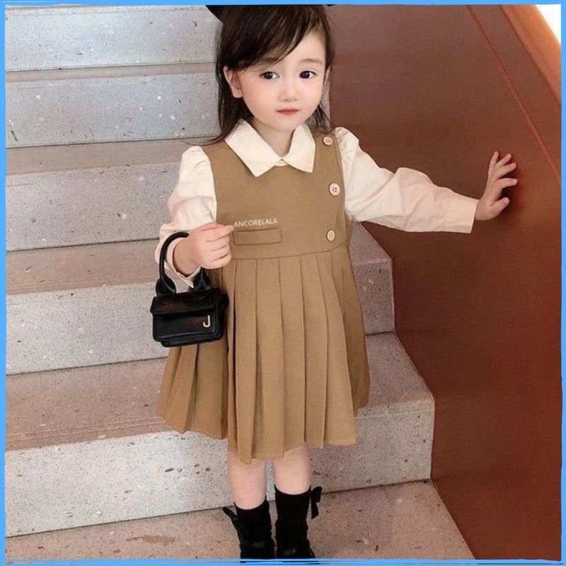 Jual Shakeel kostum seragam anak / dress anak Korean style - Motif ...