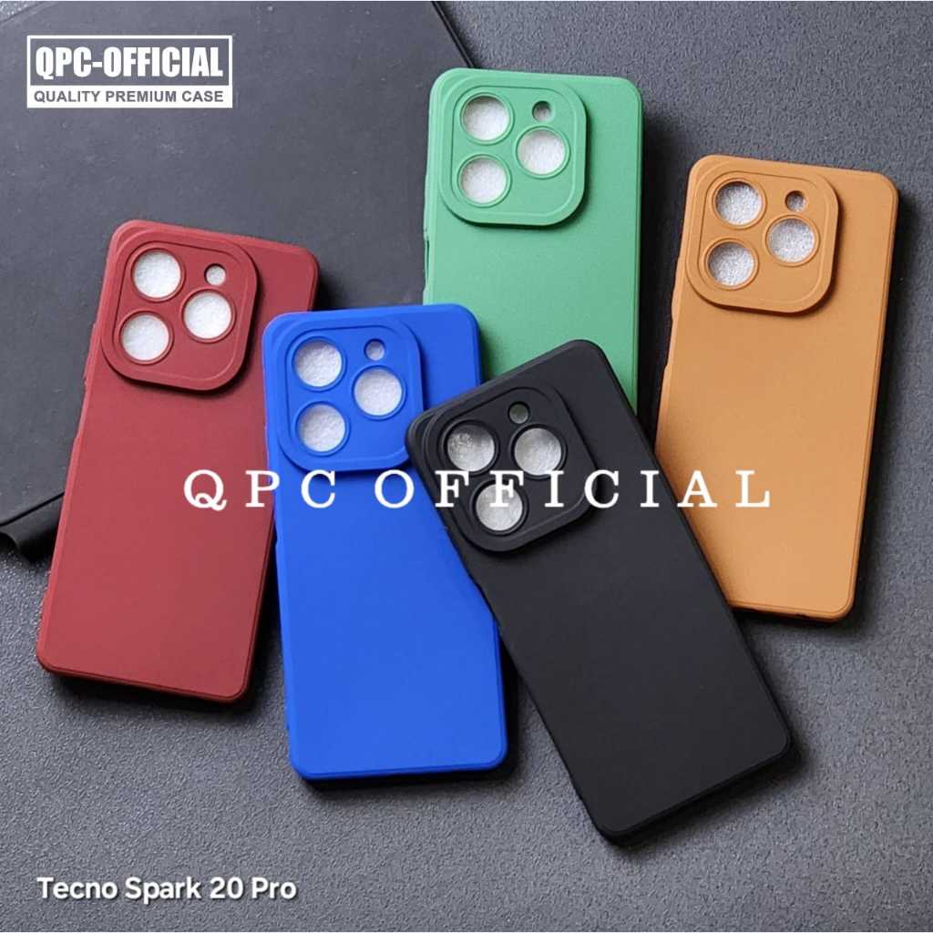 Jual Tecno Spark 20 Pro Case Pro Kamera Case Slim Blackmatte Silikon Warna Case Tecno Spark 20