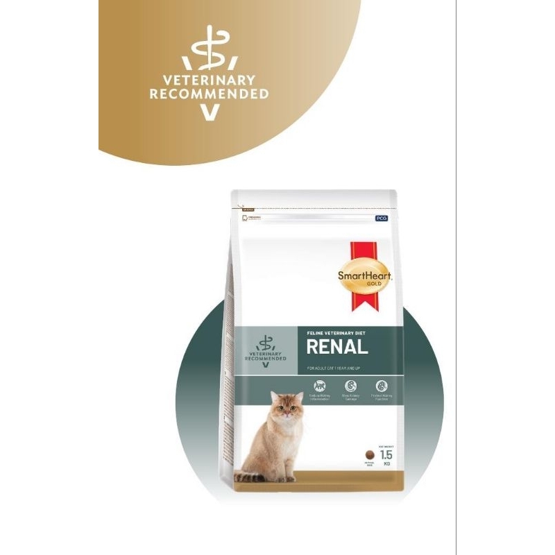 Jual SmartHeart Gold Renal 1.5Kg Rekomendasi Veterinary Chronic Kidney ...
