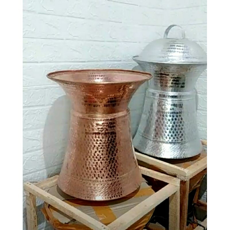 Jual Seeng tembaga tinggi 35cm gratis tutup panci almunium | Shopee ...