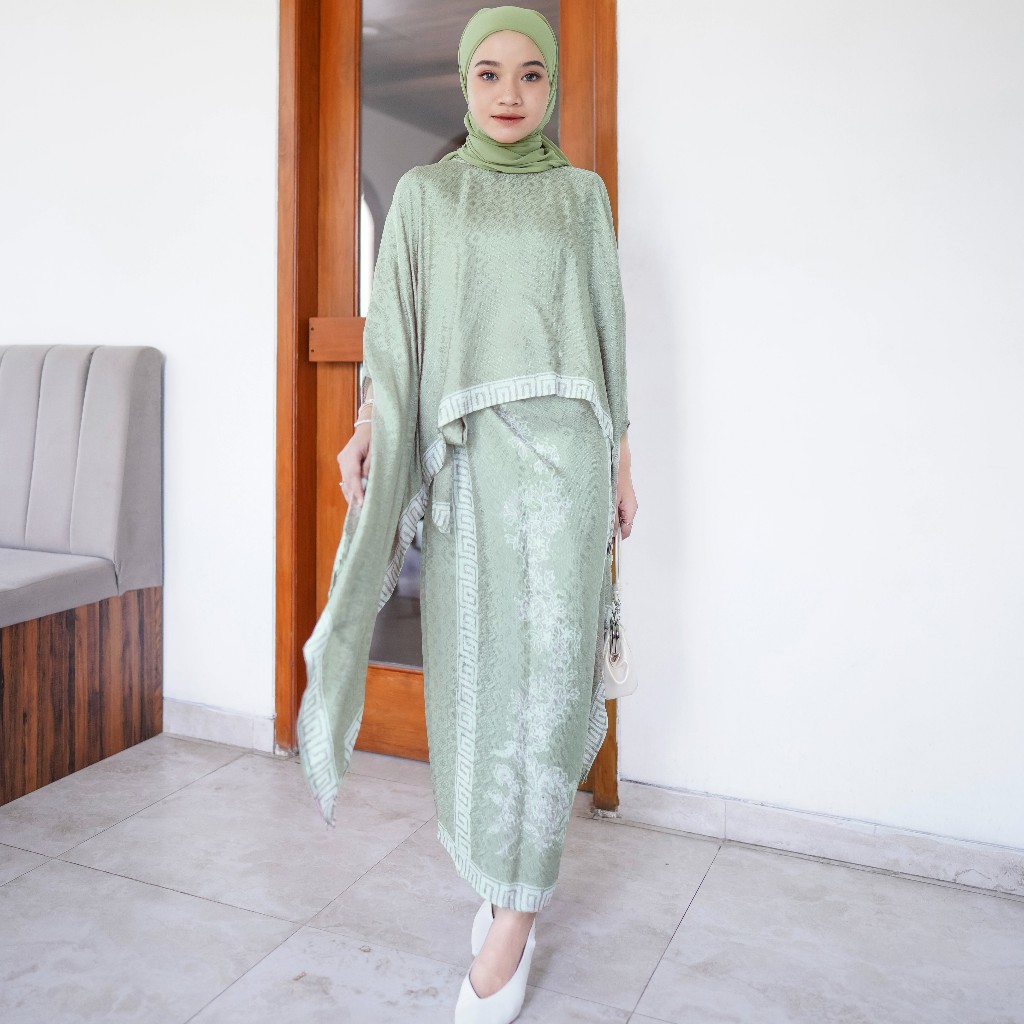 Jual INARA JUPRI Set Blouse dan Rok Lilit Batik Modern Viscose | Shopee ...