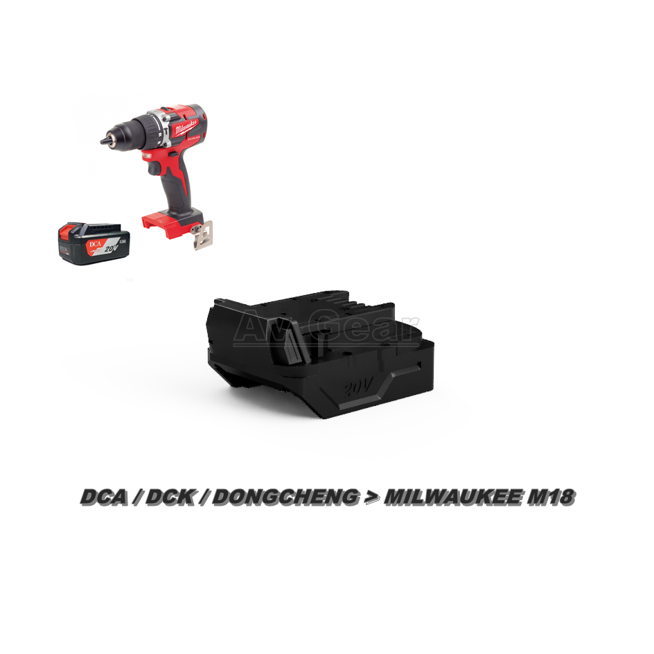 Jual Adapter Milwaukee M18 | Dca ke Milwaukee M18 | Shopee Indonesia
