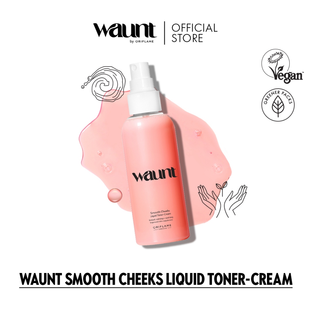 Jual Oriflame Waunt Smooth Cheeks Liquid Toner - Cream 150ml - Toner ...