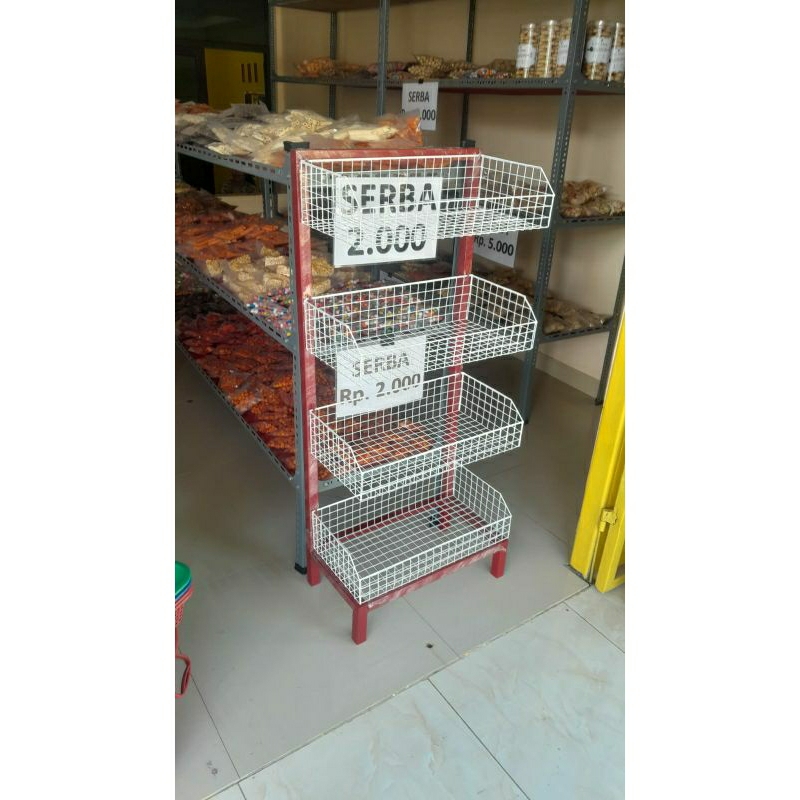 Jual Rak ciki/snack termurah 4 susun | Shopee Indonesia