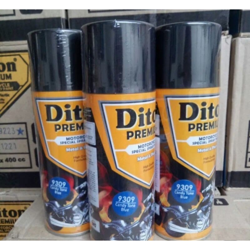 Jual Pilox Diton premium candytone blue 9309 400cc candy tone biru cat ...