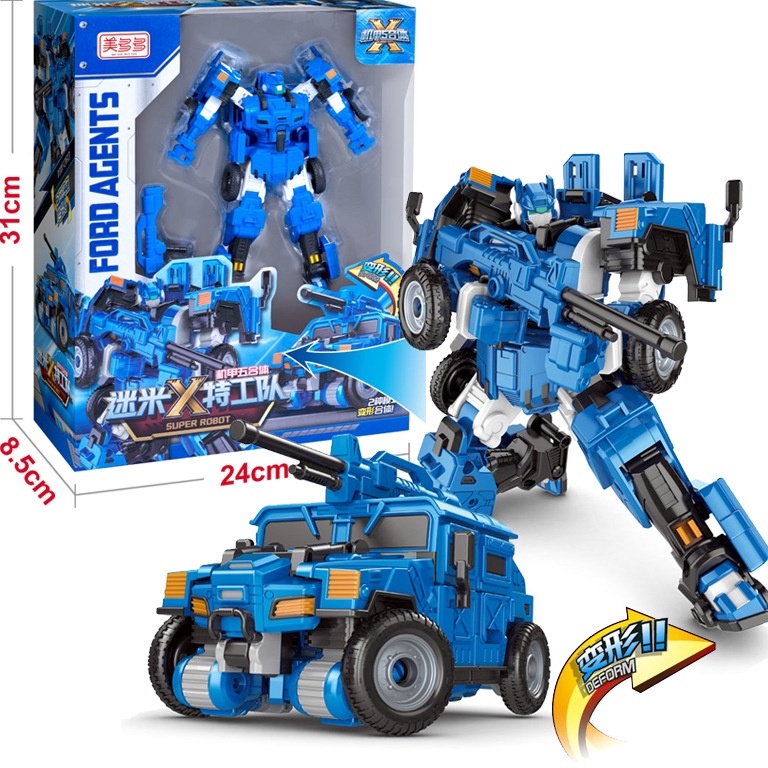 Jual ART A87S MINI AGENT X 5 IN 1 Mainan Robot Mobil Miniforce X ...